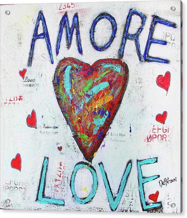 Amore Love - Acrylic Print – DeBilzan Gallery
