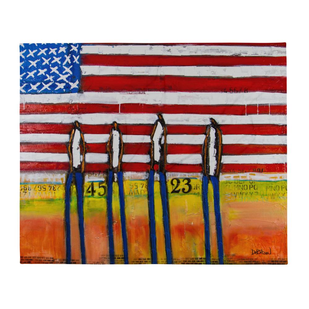 Freedom Series Throw Blanket – DeBilzan Gallery